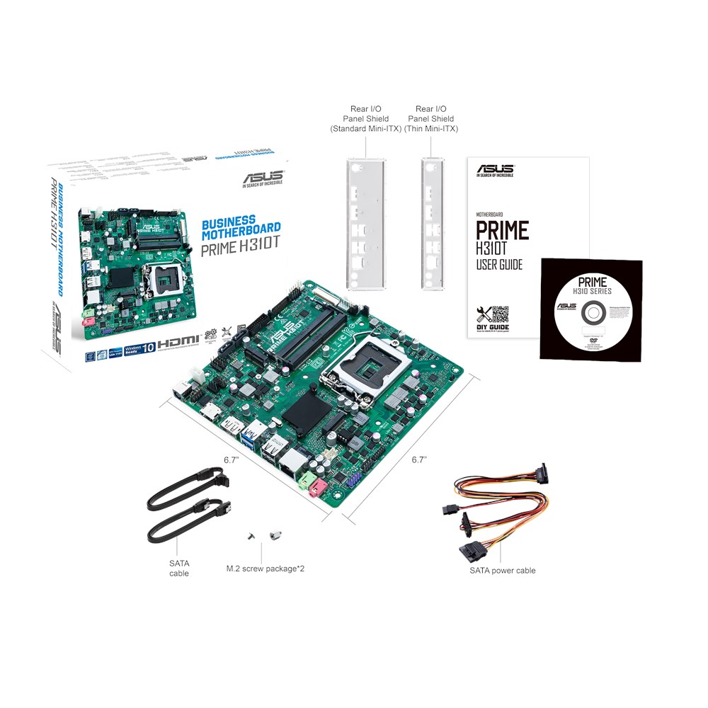 Asus Prime H310T - Motherboard Specifications On MotherboardDB